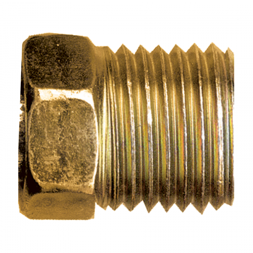 3/16in Inverted 45 Degree Brass Nut — NutsandBolts.com