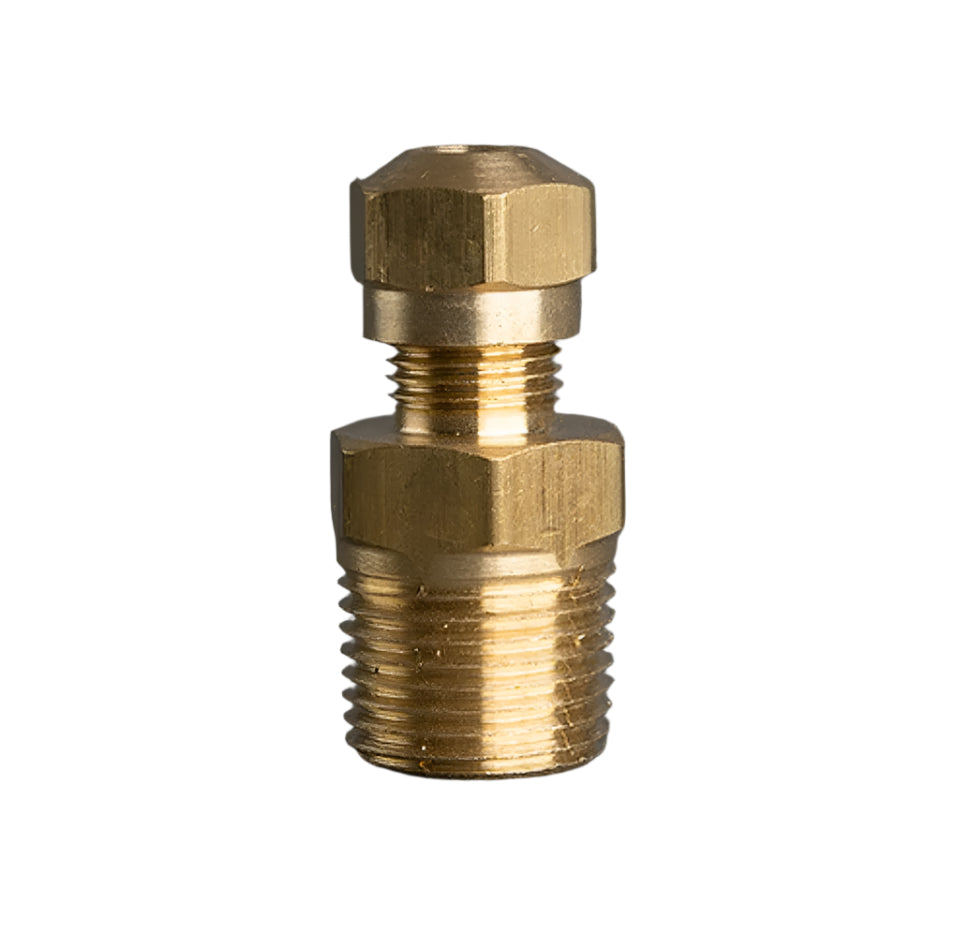 1/4 Tube to 3/8 Male Pipe DOT Connector — NutsandBolts.com