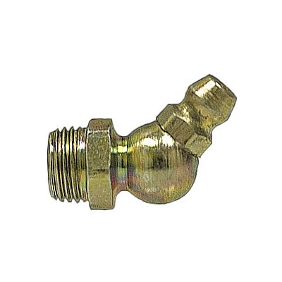 10-1.0mm 45-Degree Grease Fitting 23mm length plated — NutsandBolts.com