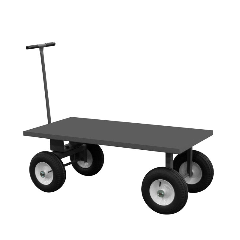 12in Pneumatic Platform Truck with Handle — NutsandBolts.com