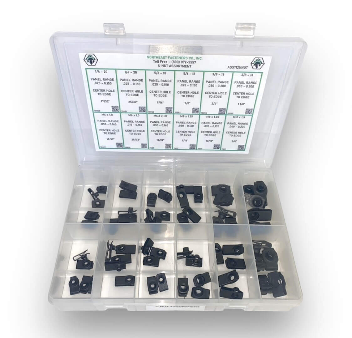 60 Piece U-Nut Assortment Starter Kit — NutsandBolts.com