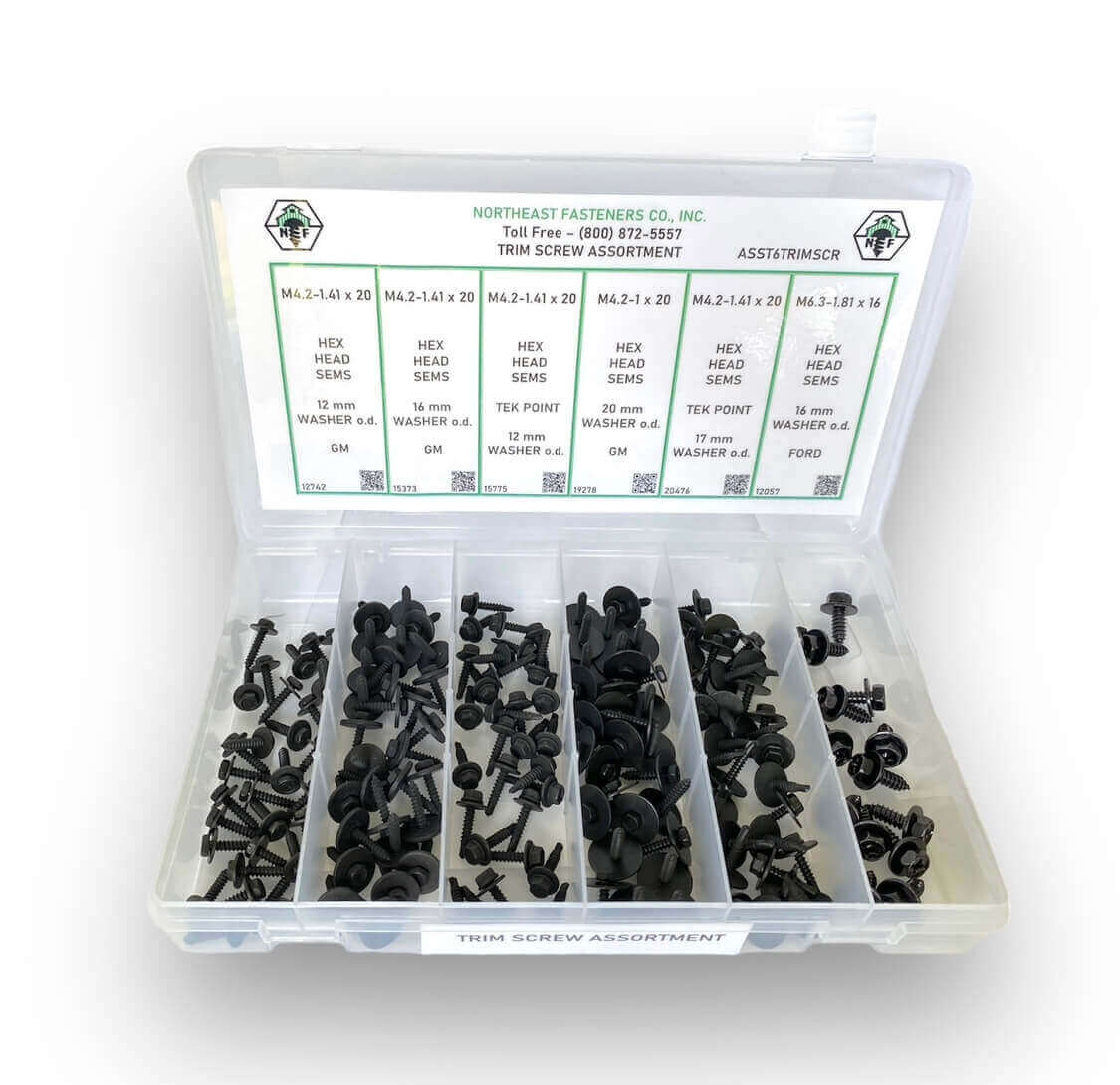 165 Piece Trim Screw Assortment Starter Kit — NutsandBolts.com