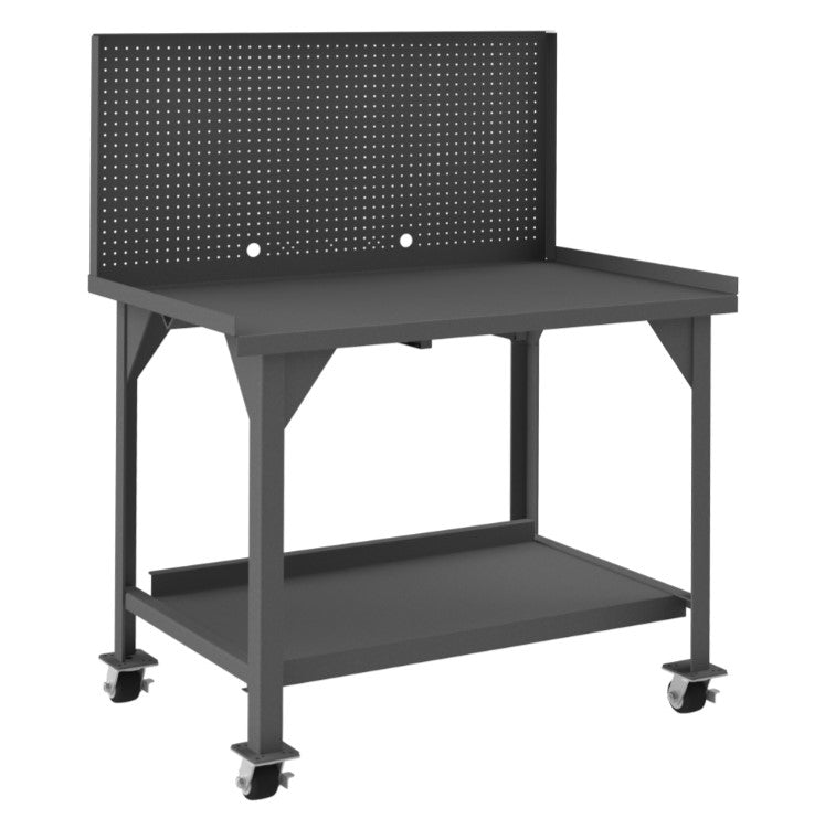48in x 30in Mobile Workbench with a Pegboard — NutsandBolts.com