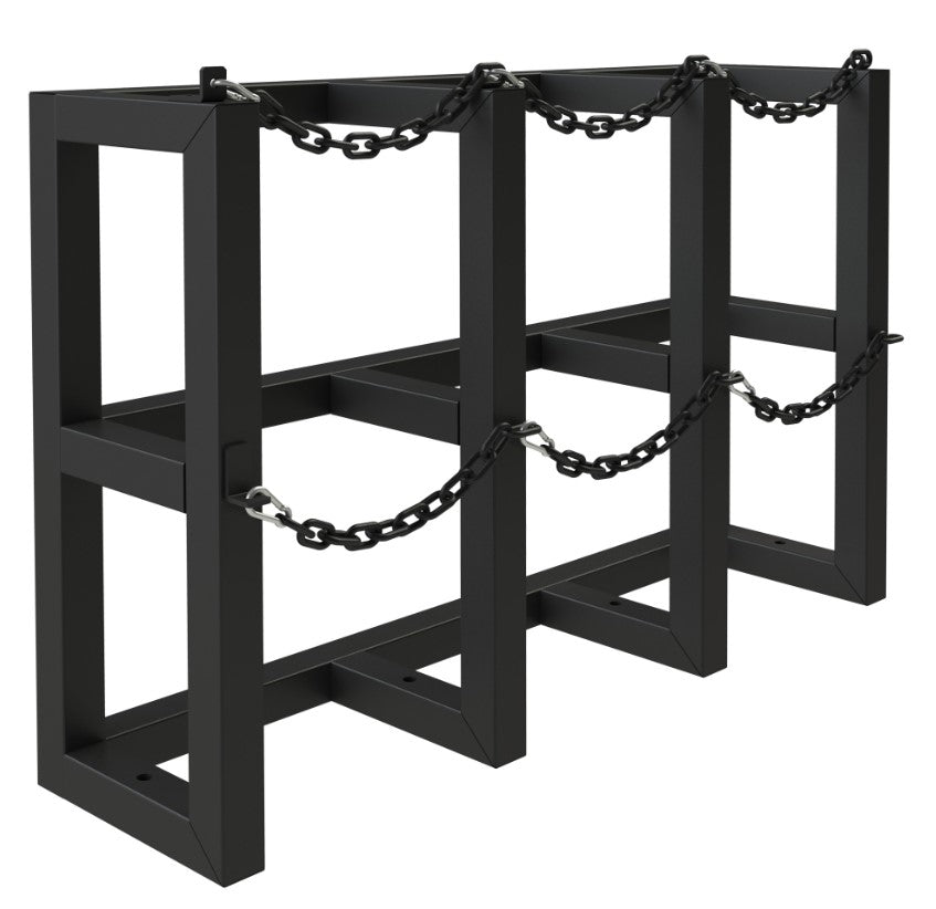 Vertical Gas Cylinder Rack for 3 Cylinders — NutsandBolts.com