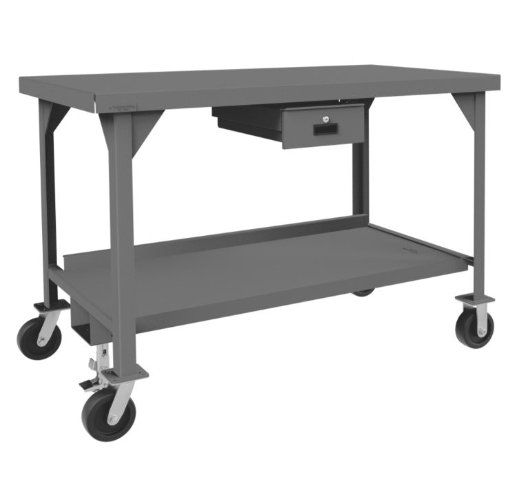 60in x 30in Mobile Workbench with 1 Drawer — NutsandBolts.com