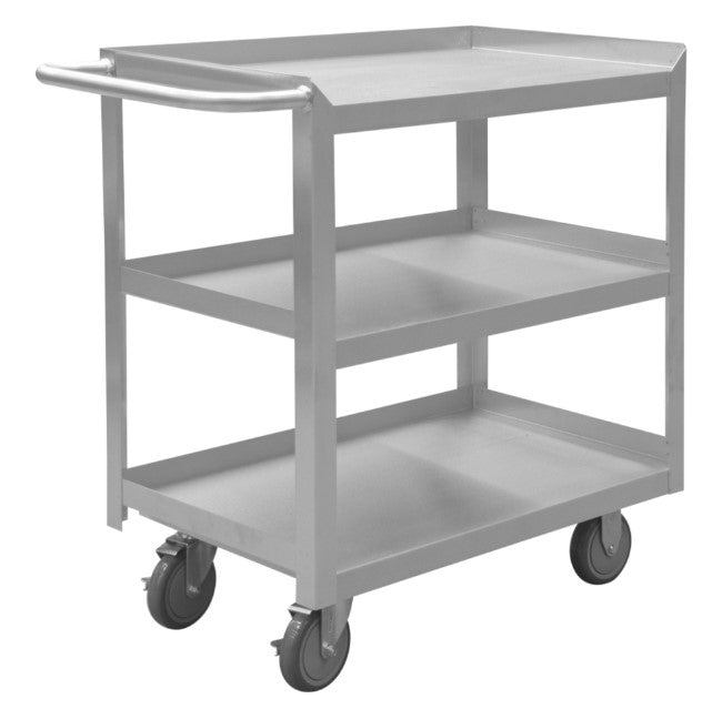 Stainless Steel Stock Cart with 3 Shelves — NutsandBolts.com