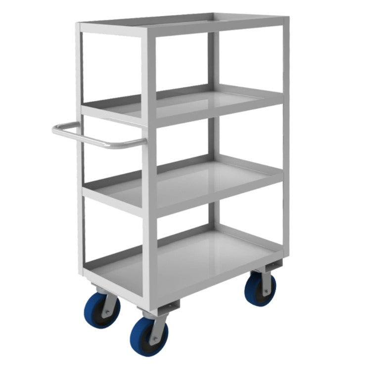 Stainless Steel Stock Cart with 4 Shelves — NutsandBolts.com