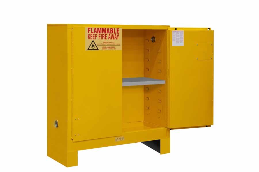 30 Gal. Manual-Close Flammable Storage — NutsandBolts.com