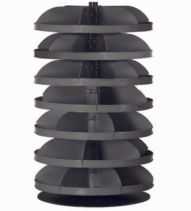 28in Revolving Rotabin with 7 Shelves — NutsandBolts.com