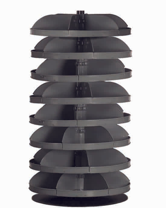34in Revolving Rotabin with 8 Shelves — NutsandBolts.com