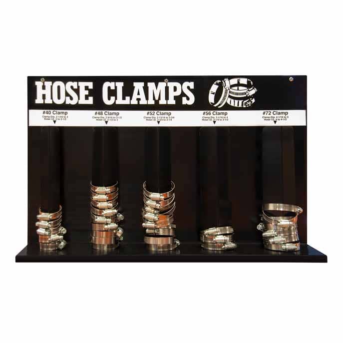 Hose Clamp Rack with 5 Loops — NutsandBolts.com