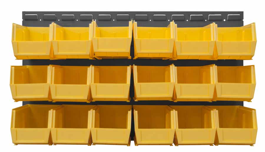 Wall Mountable Louvered Panel Rack — NutsandBolts.com
