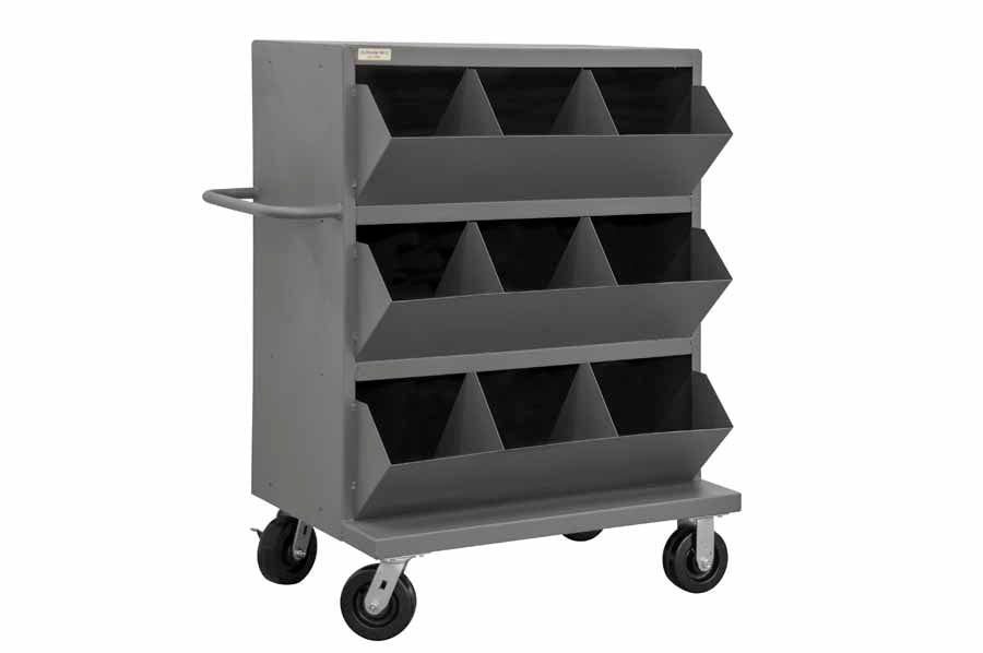 Mobile Bin with 9 Holes — NutsandBolts.com