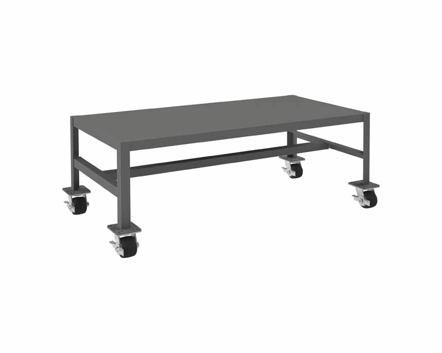 24in x 48in Mobile Machine Table Workbench with 1 Shelf — NutsandBolts.com