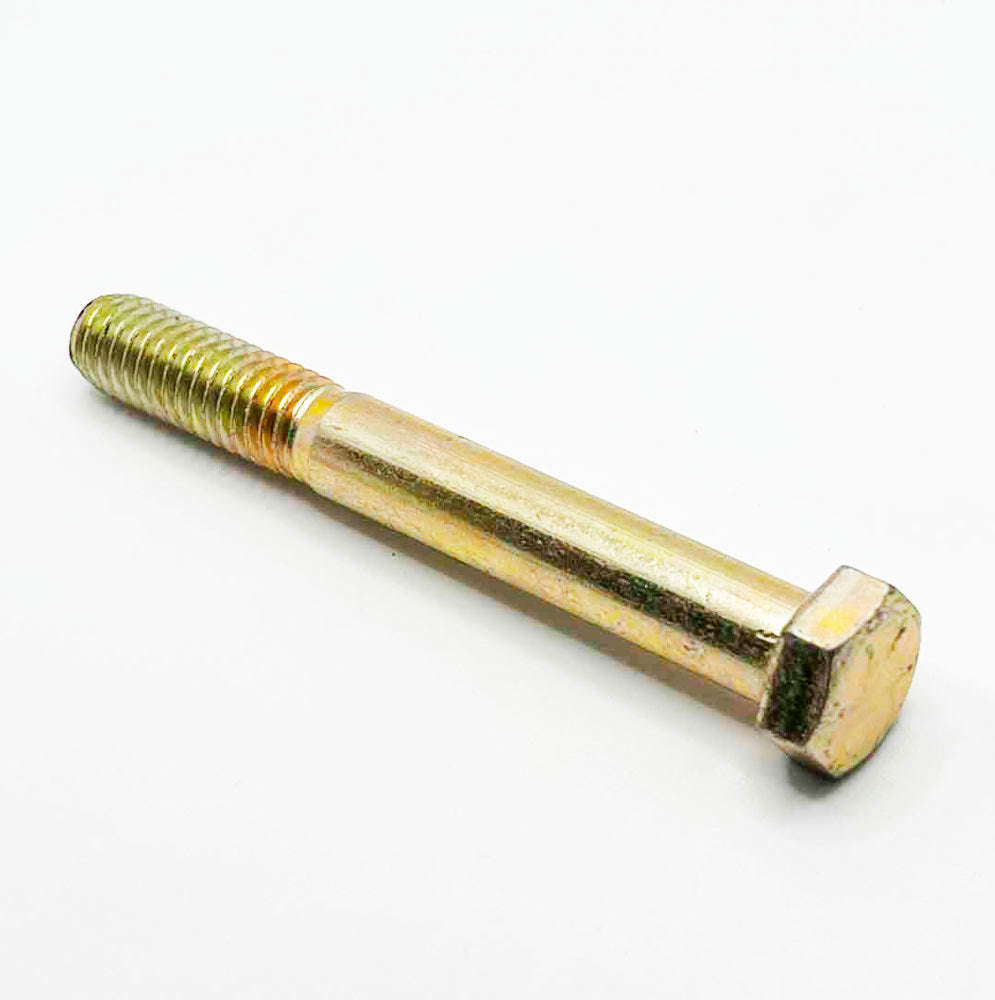 3/8-16 x 3-1/4in UNC Grade 8 Hex Cap Screw Yellow Zinc — NutsandBolts.com