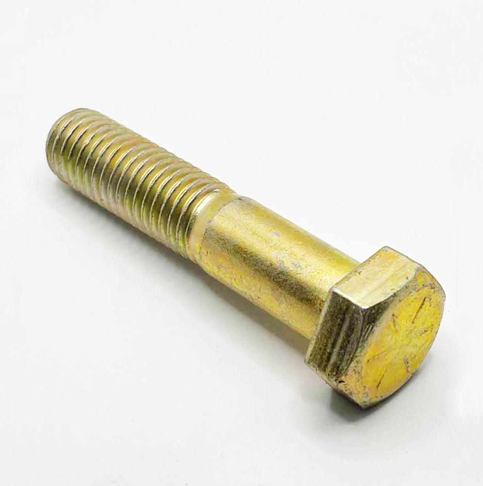 5/8-11 x 3-1/4in UNC Grade 8 Hex Cap Screw Yellow Zinc — NutsandBolts.com