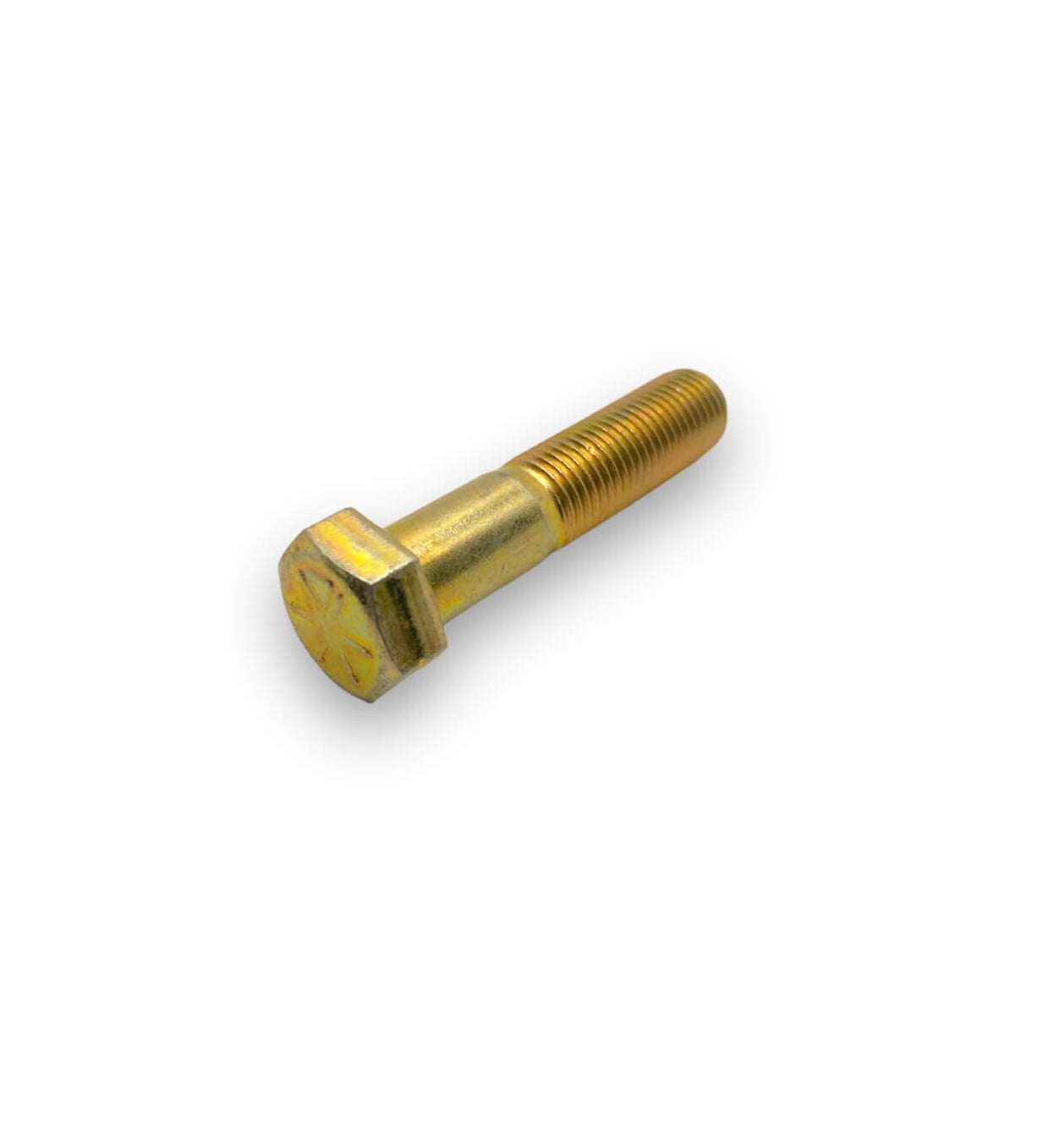 7/16-20 x 2in UNF Grade 8 Hex Cap Screw Yellow Zinc — NutsandBolts.com