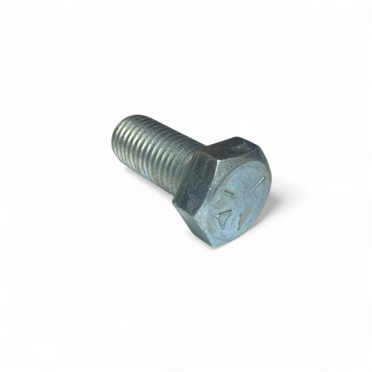 7/8-9 x 2in UNC Grade 5 Hex Cap Screw Clear Zinc — NutsandBolts.com