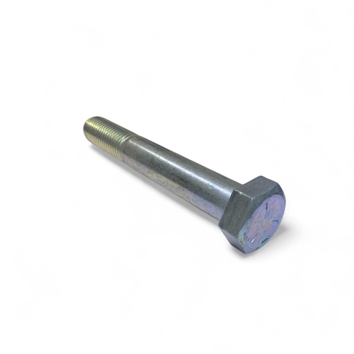 7/8-9 x 7in UNC Grade 5 Hex Cap Screw Clear Zinc — NutsandBolts.com