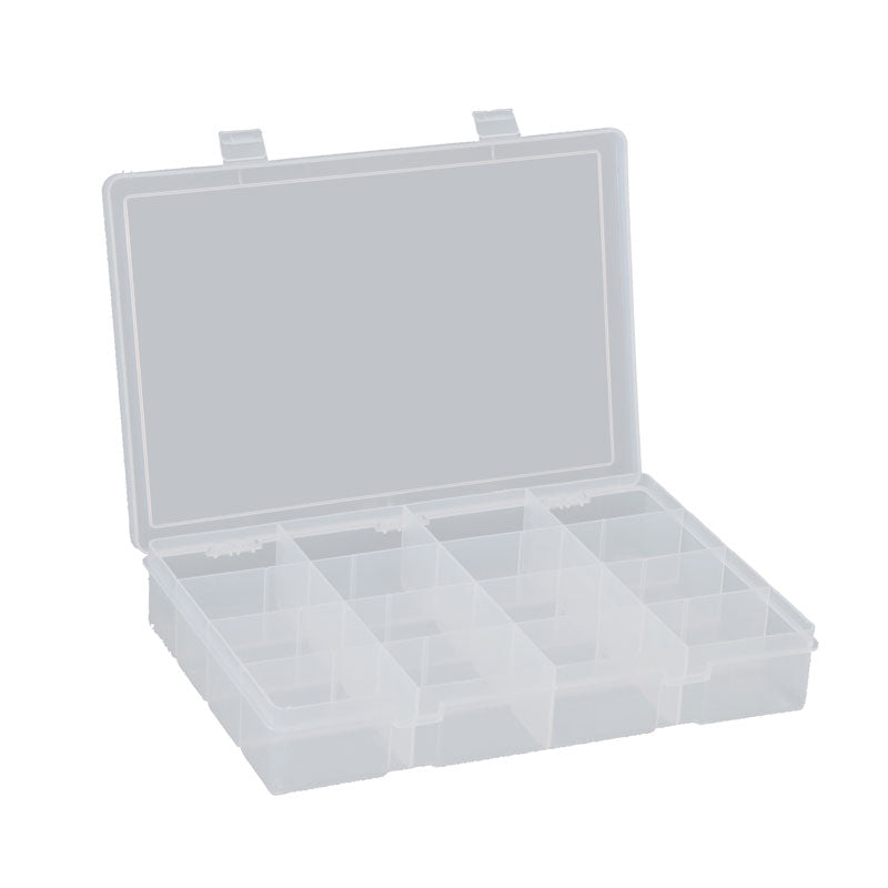 Large Compartment Box with 16 Holes — NutsandBolts.com