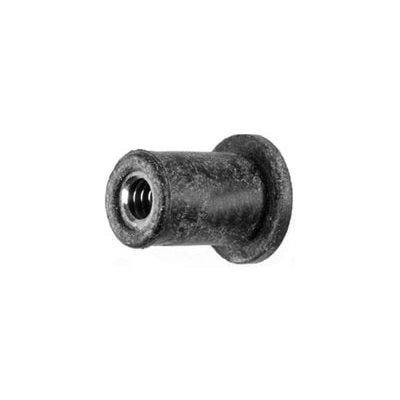 #8-32 Well Nut Black Rubber — NutsandBolts.com