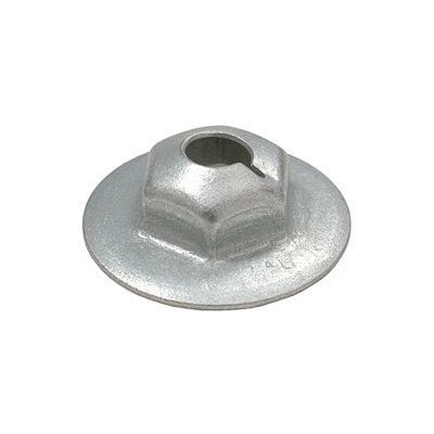 1/4-20in Hex Washer Lock Nut Zinc — NutsandBolts.com