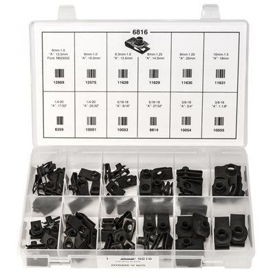 70 Piece Extruded U Nut Assortment — NutsandBolts.com