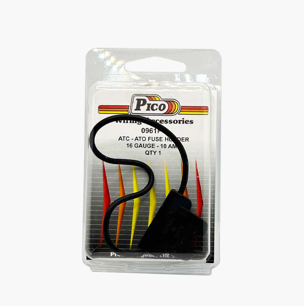 16Ga 10 Amp ATC/ATO Fuse Holder with Wire Loop — NutsandBolts.com