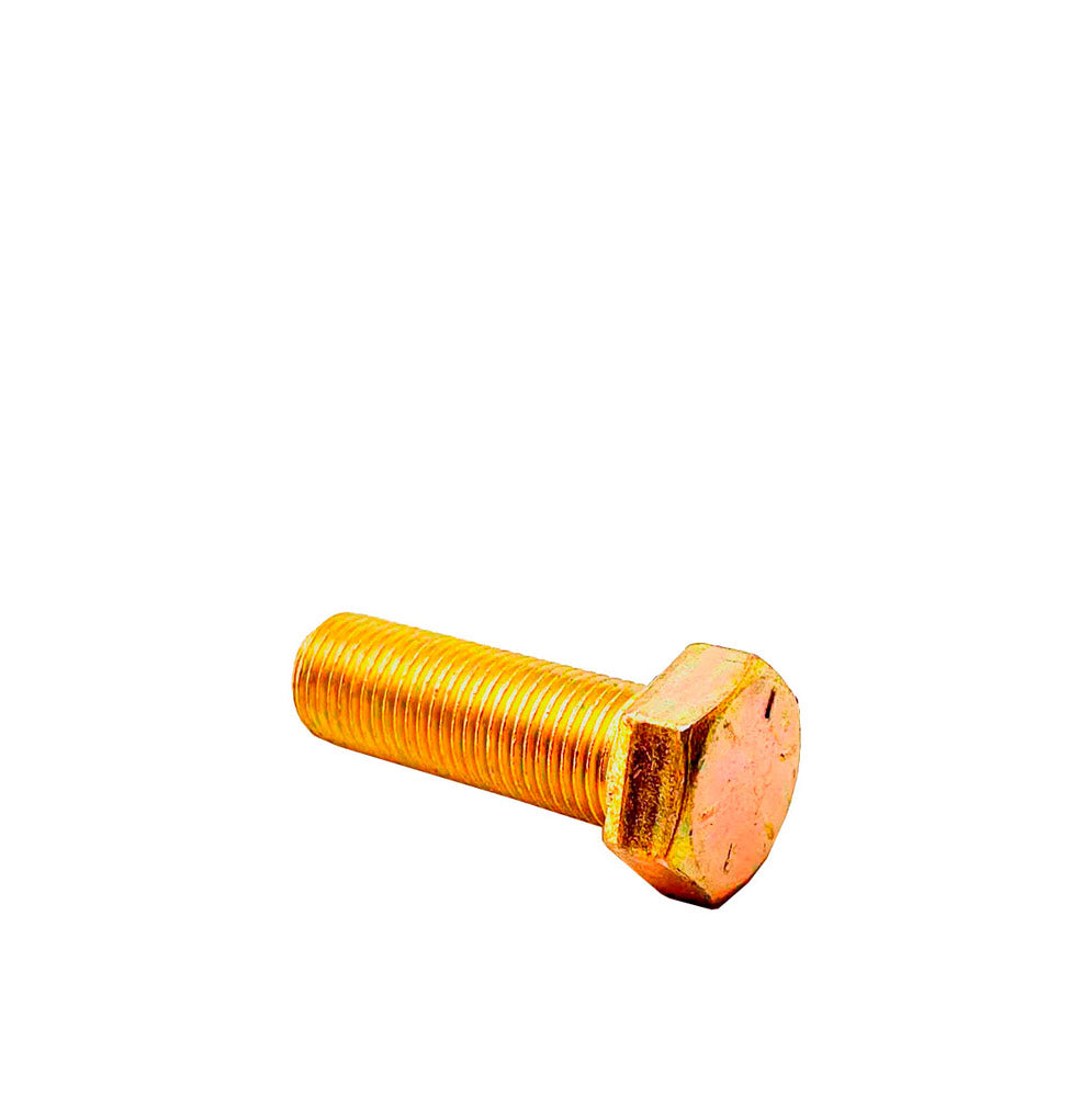 1/2-20 x 1-1/2in UNF Grade 8 Hex Cap Screw Yellow Zinc — NutsandBolts.com