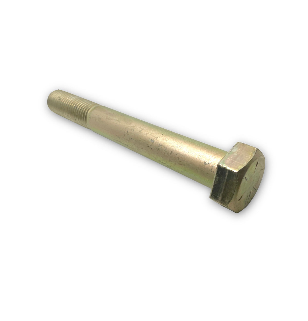 1-8 x 8in UNC Grade 8 Hex Cap Screw Yellow Zinc — NutsandBolts.com