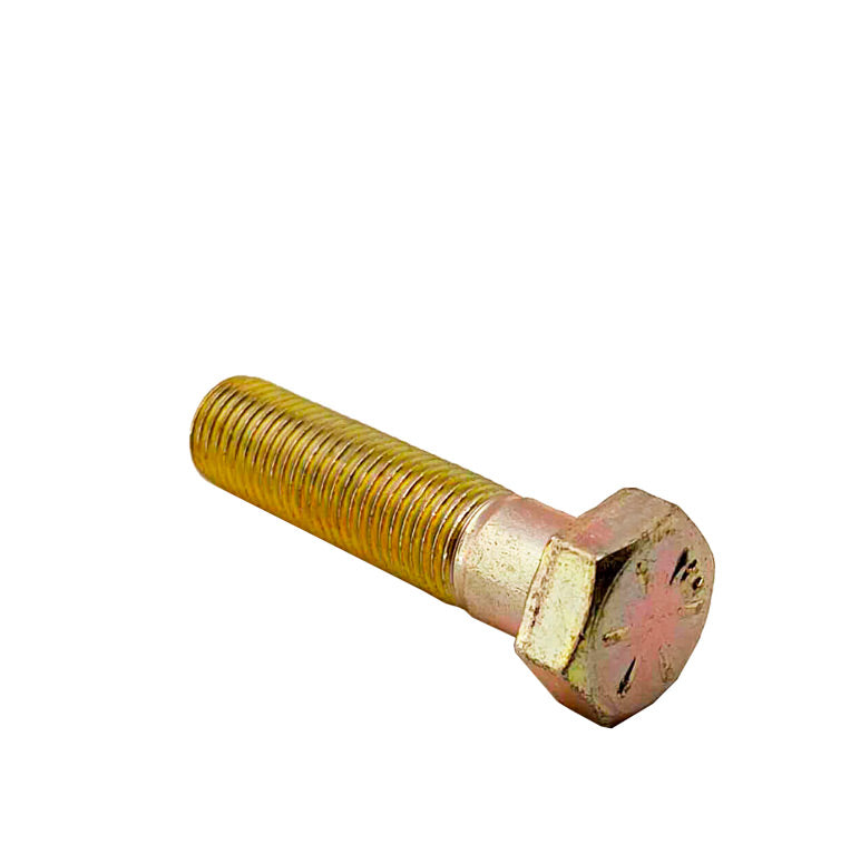 3/8-24 x 1-1/2in UNF Grade 8 Hex Cap Screw Yellow Zinc — NutsandBolts.com