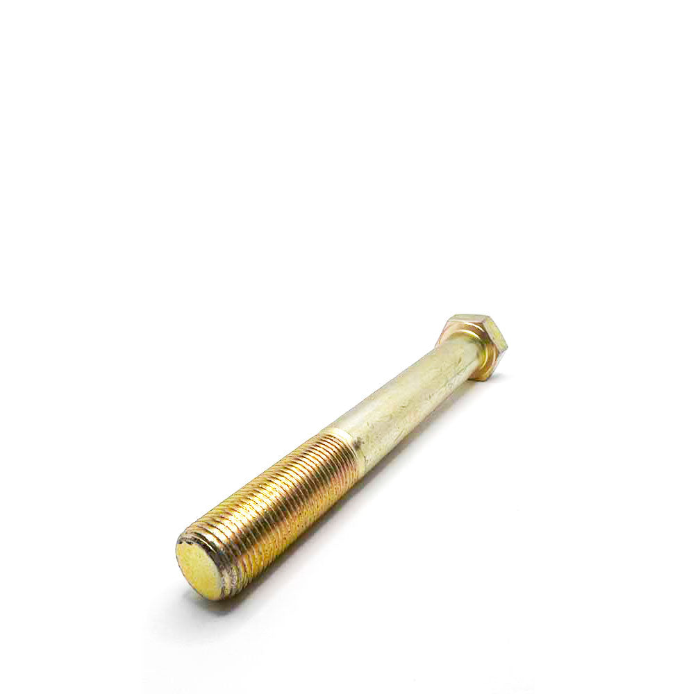 3/8-24 x 3/4in UNF Grade 8 Hex Cap Screw Yellow Zinc — NutsandBolts.com