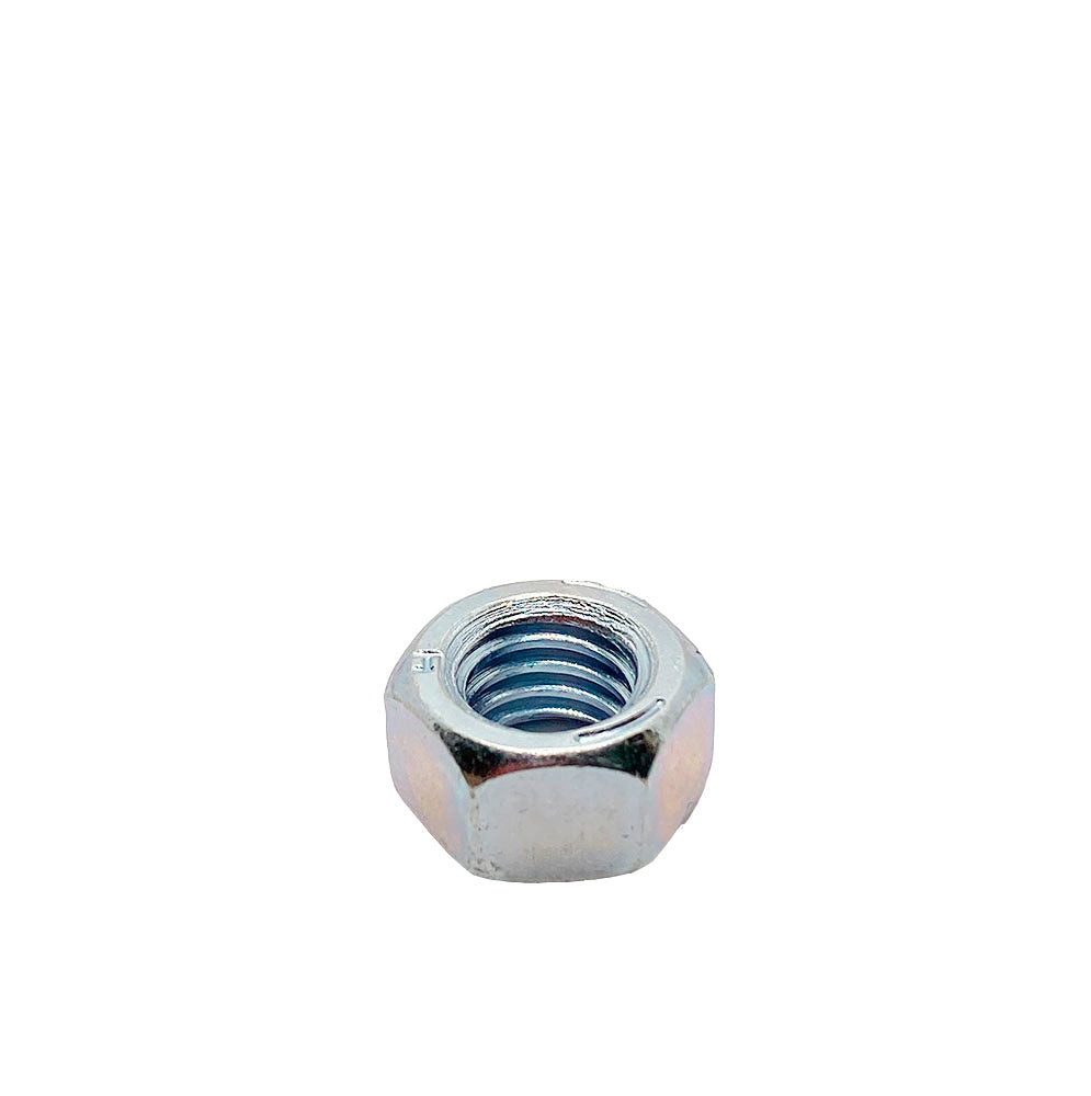 3/8-16in UNC Grade 5 Hex Nut Clear Zinc — NutsandBolts.com
