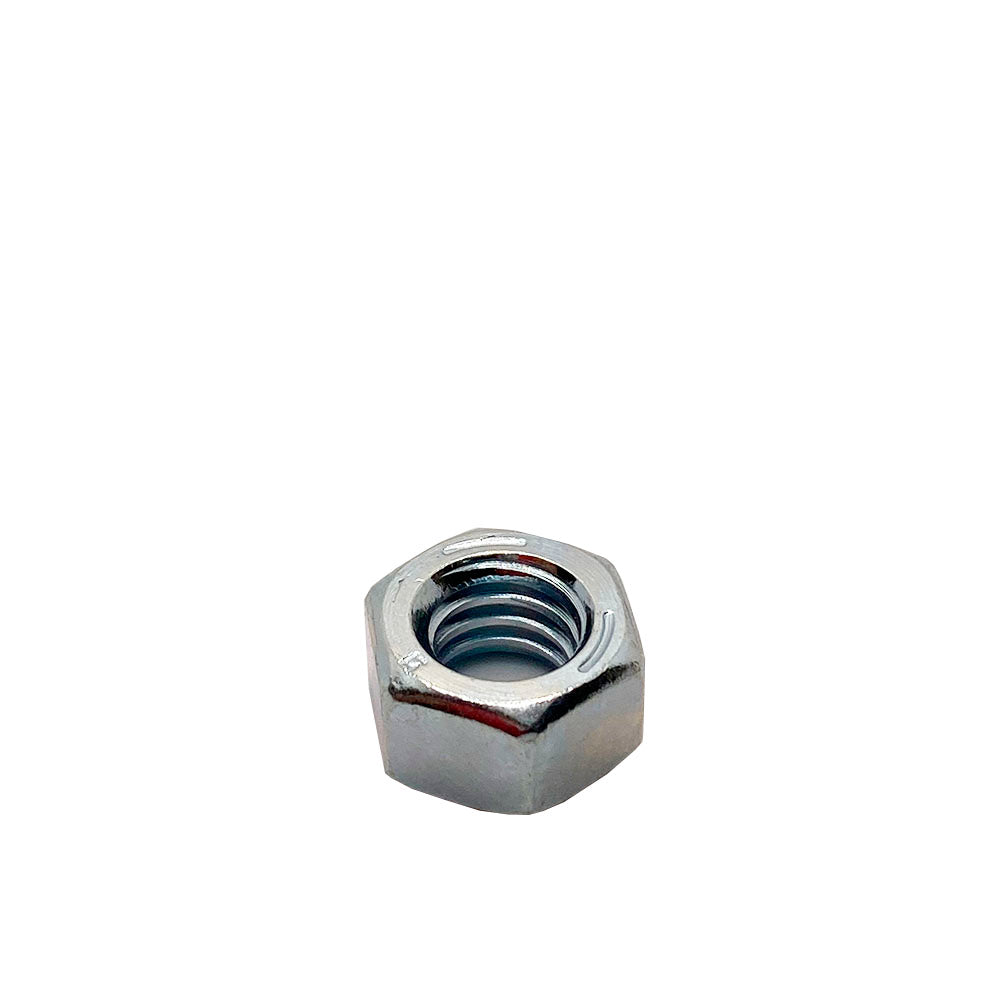 5/16-18in UNC Grade 5 Hex Nut Clear Zinc — NutsandBolts.com
