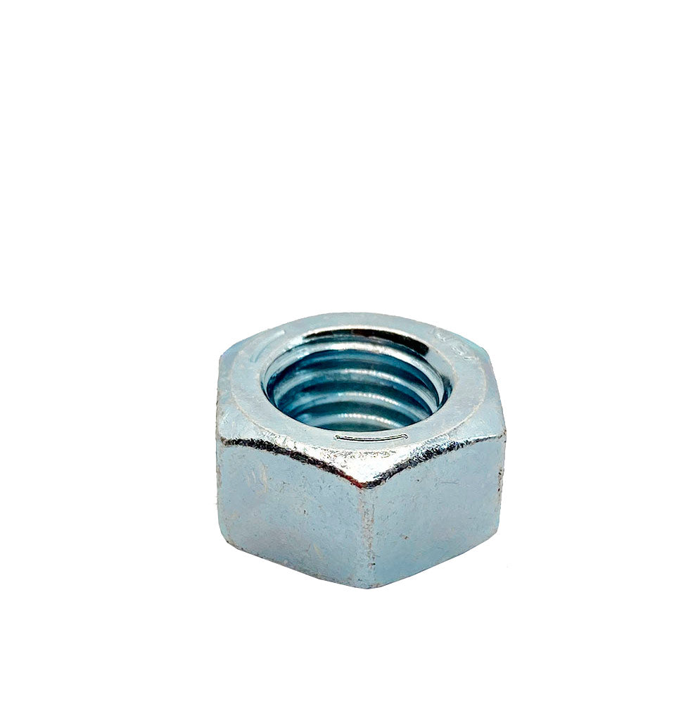 9/16-12in UNC Grade 5 Hex Nut Clear Zinc — NutsandBolts.com