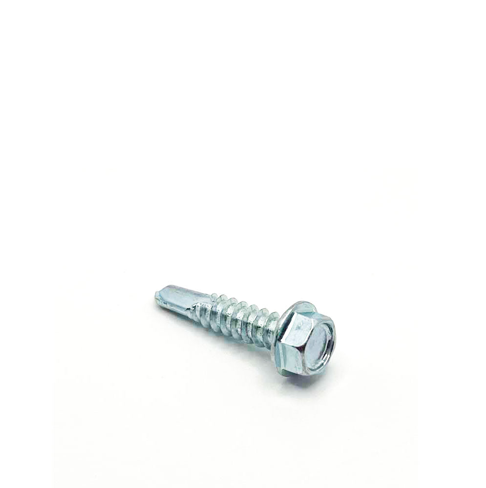 #12-14 x 1in Indent Hex Washer Tek Screw — NutsandBolts.com