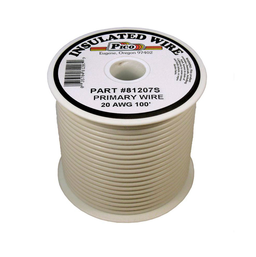 20ga Primary Wire White — NutsandBolts.com