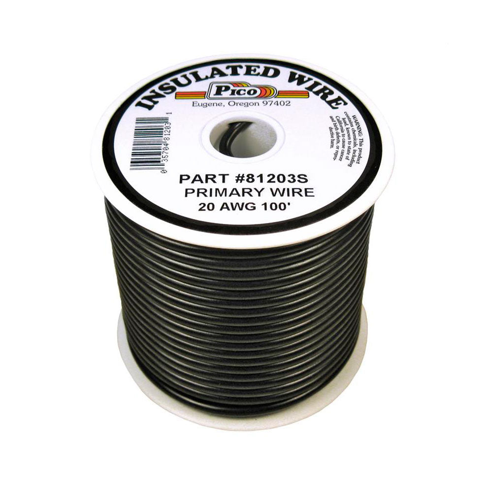 20ga Primary Wire Black — NutsandBolts.com
