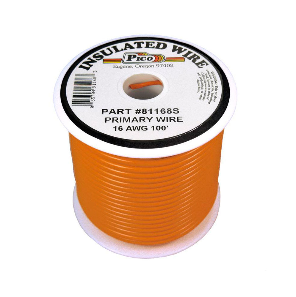 16ga Primary Wire Orange — NutsandBolts.com