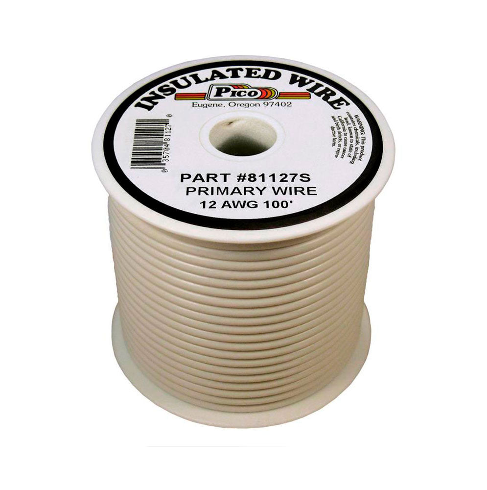 12ga Primary Wire White — NutsandBolts.com