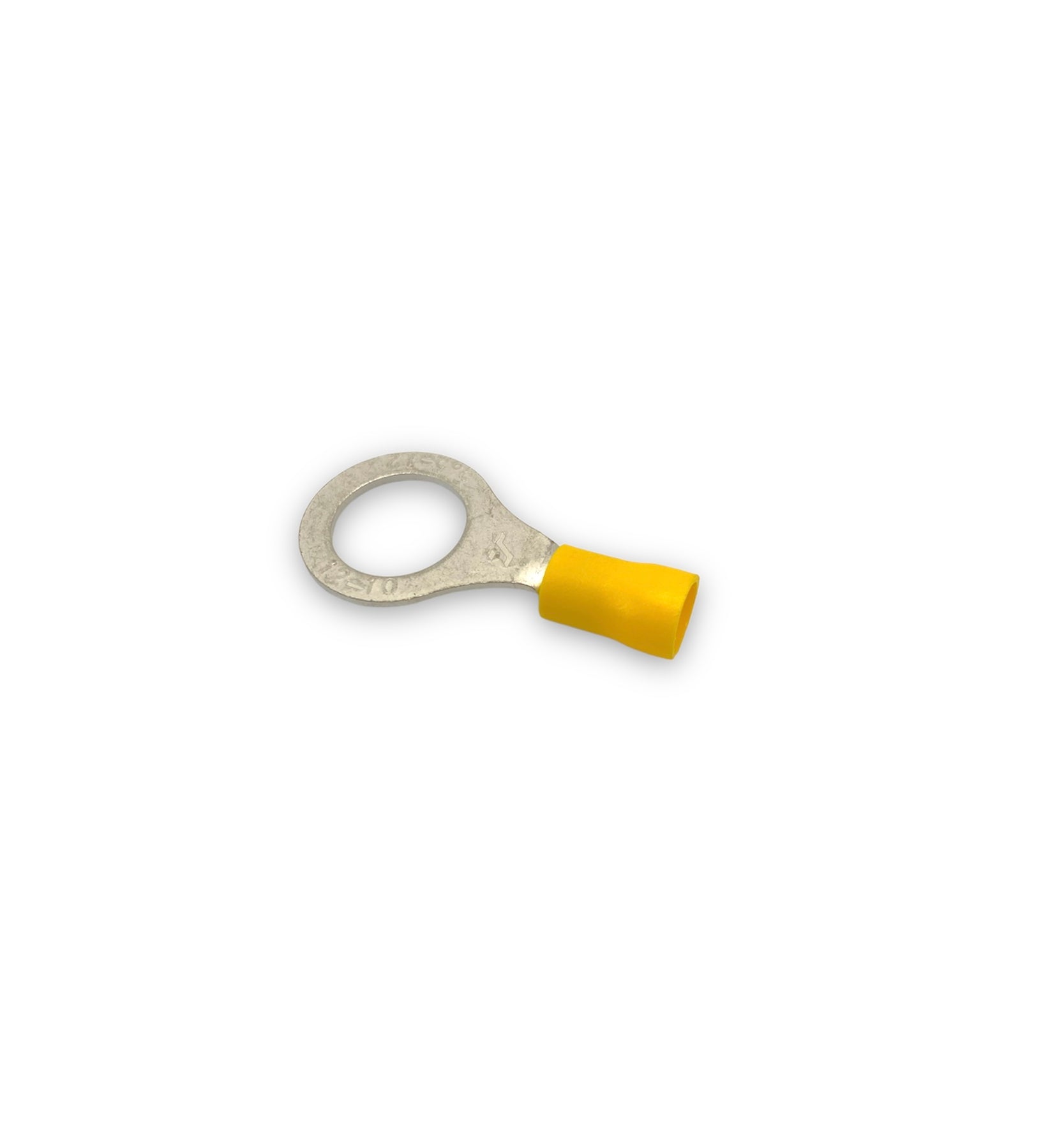 12-10 Yellow 1/2 Ring Terminal Vinyl — NutsandBolts.com